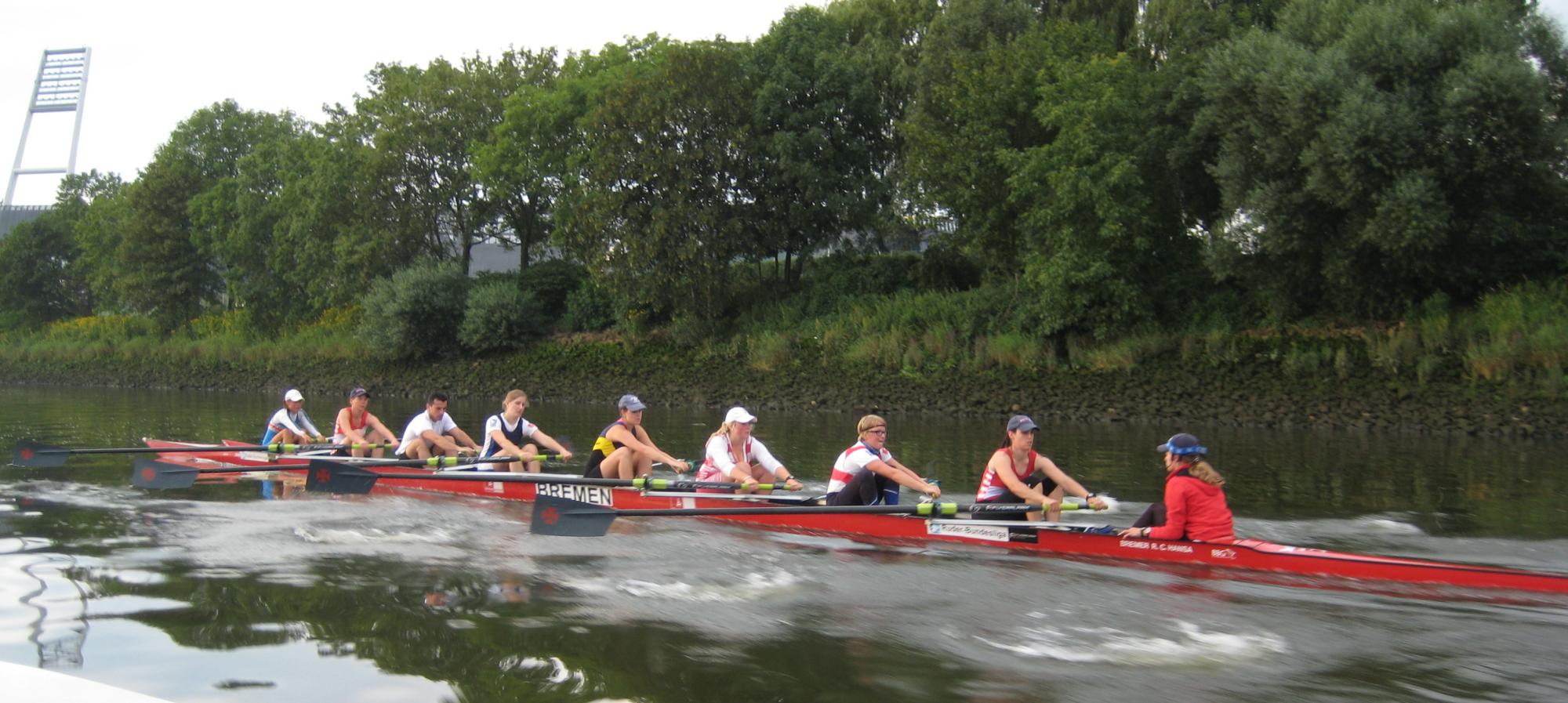 Bremen erleben!-Achter startet nach wie vor motiviert! / rudern.de
