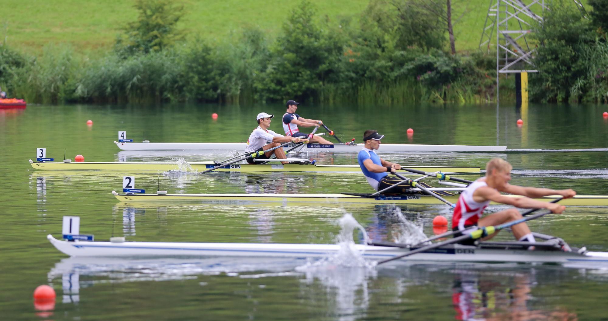 Weltcup Luzern: Deutsche Ruderer stehen mit 13 Booten im Finale / rudern.de