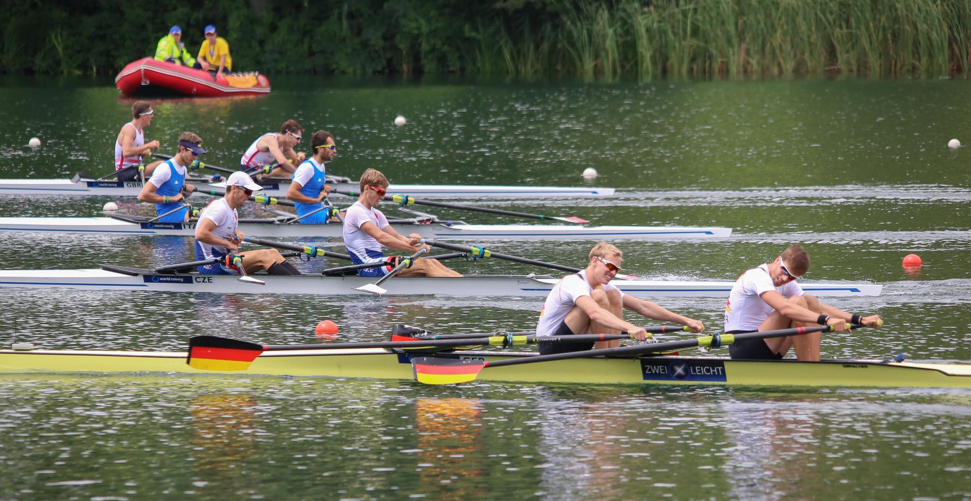Weltcup Luzern: Deutsche Ruderer stehen mit 13 Booten im Finale / rudern.de