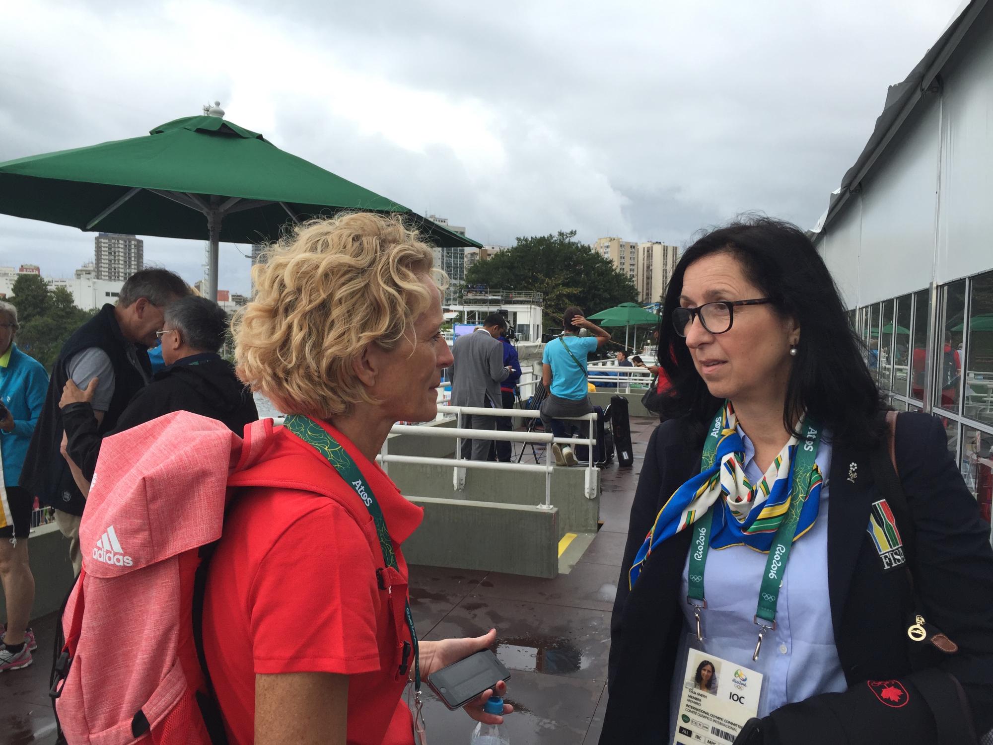 Tricia Smith im IOC / rudern.de