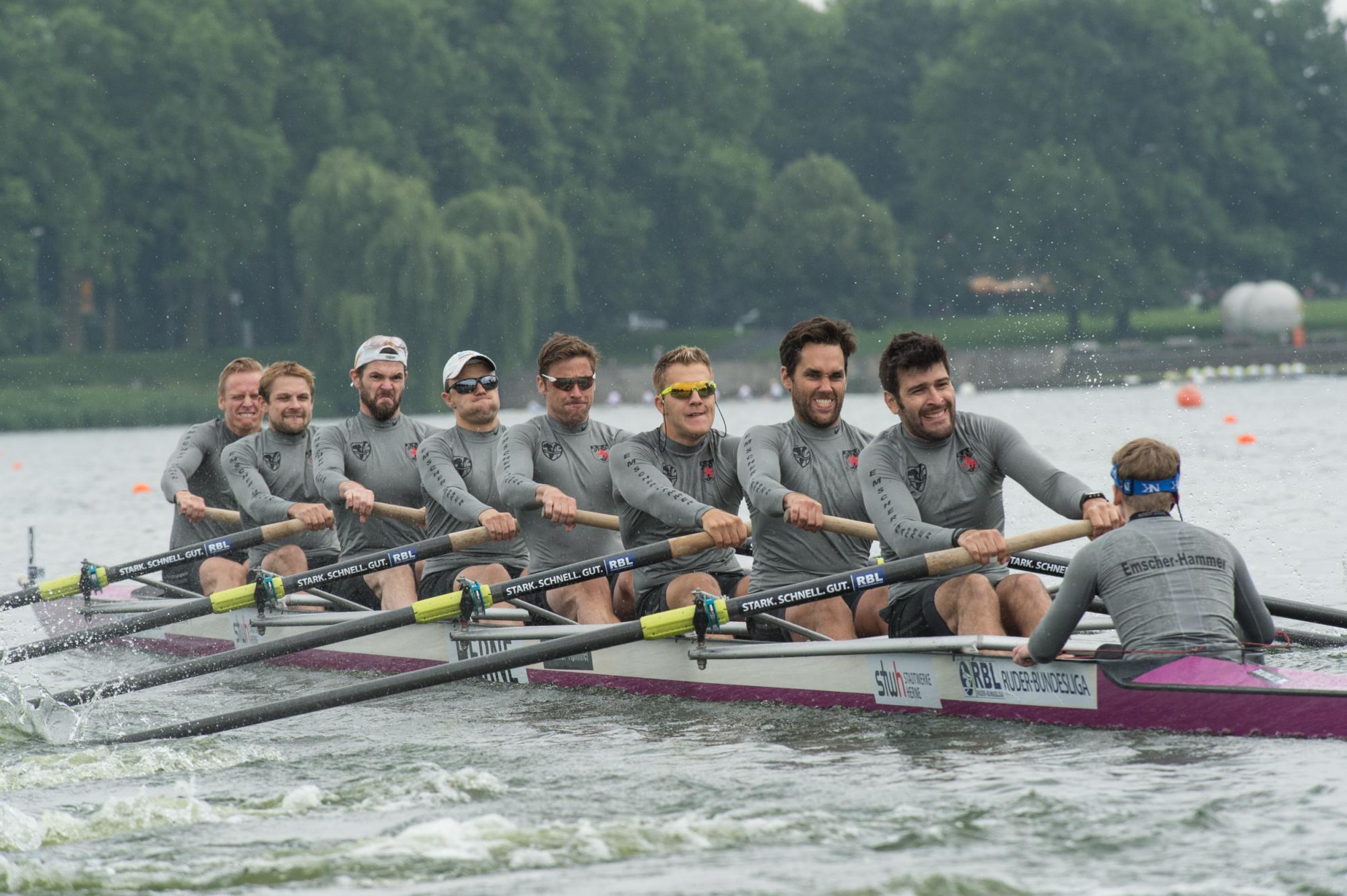 Emscher-Hammer startet beim 3. Renntag der Ruder-Bundesliga in Hamburg ...