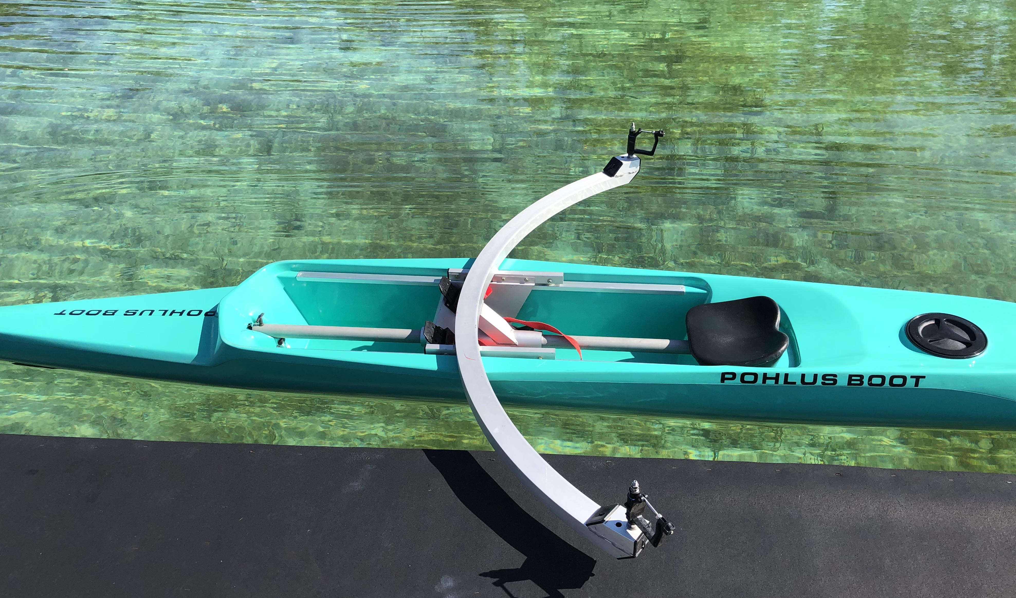 Gelegenheit: Pohlus Rollausleger Einer incl. Skulls | rudern.de