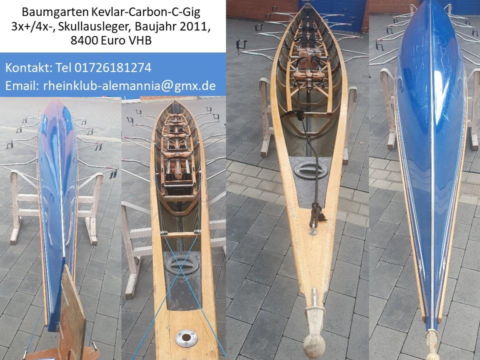 Baumgarten Kevlar-Carbon-C-Gig 3x+/4x-, Skullausleger, Baujahr 2011 ...