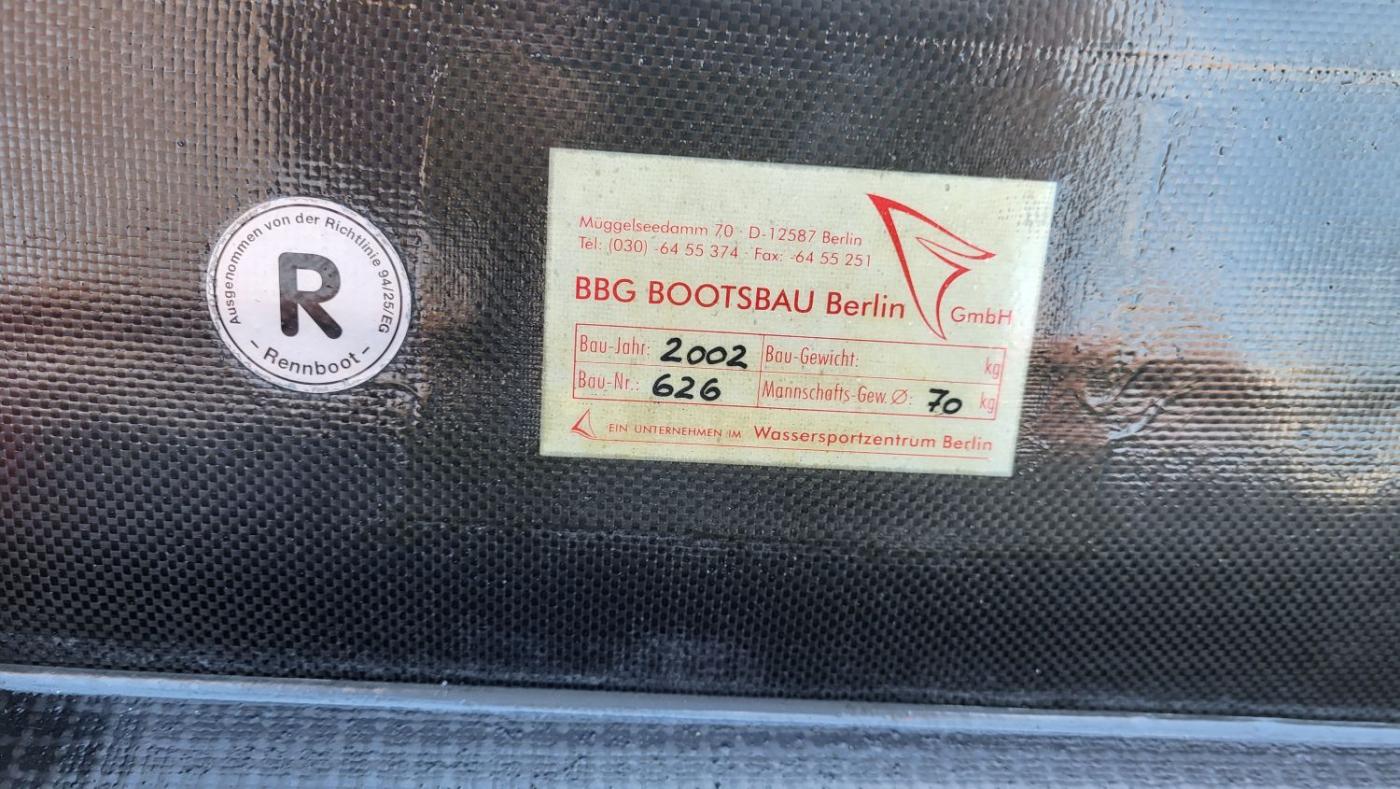 BBG 2x Rennzweier – Voll-Carbon-Ausbau | rudern.de